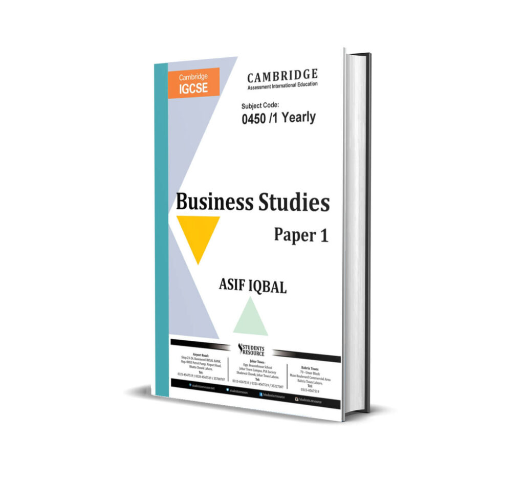 IGCSE Business Studies 0450 Paper 1 Yearly | 2019-2024 | Ring Bind ...