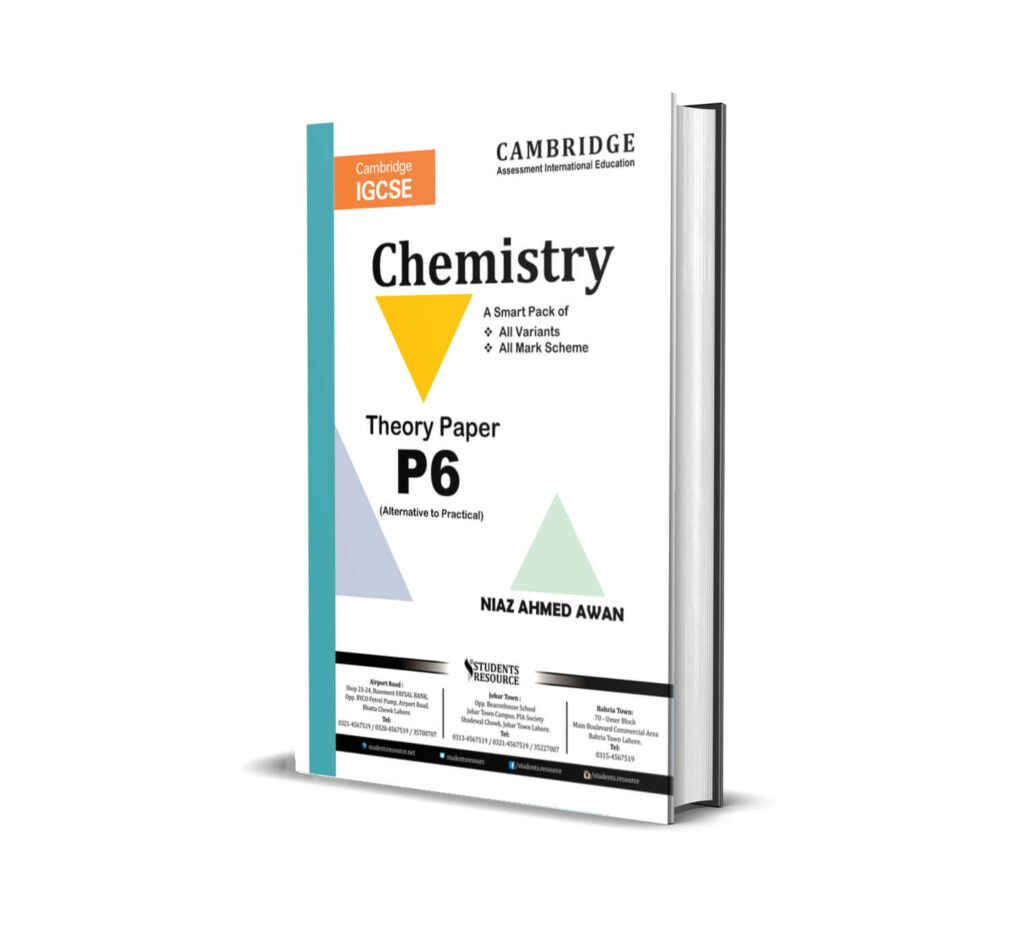 IGCSE Chemistry 0620 Paper 6 Yearly | 2019-2024 | Ring Bind | All ...