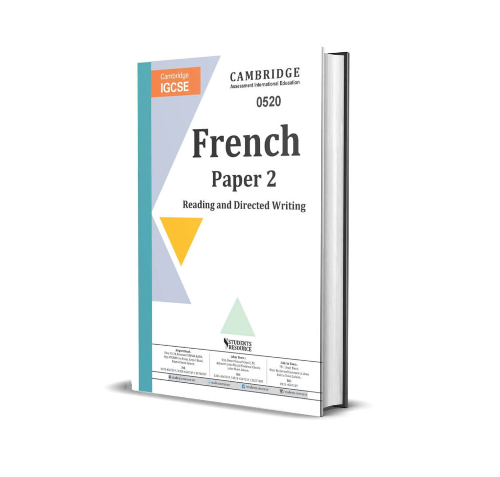 IGCSE French 0520 Paper 2 Yearly | 2018-2023 | All Variants | Ring Bind ...