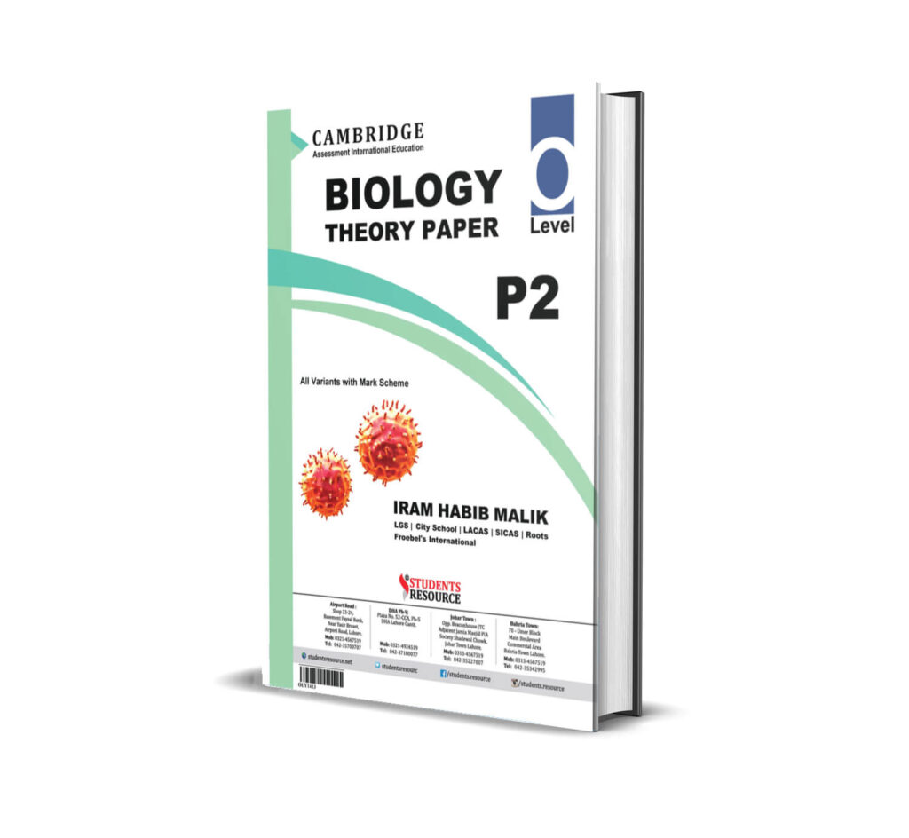 O Level Biology 5090 Paper-2 Yearly 2019-2023 | Ring Bind | Mark Scheme ...