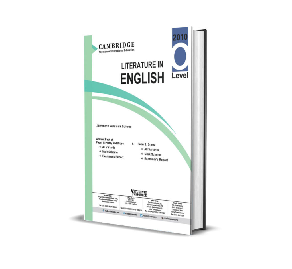 O Level English Literature 2019-2023 Paper 1 & 2 Yearly – Hazir Hay ...