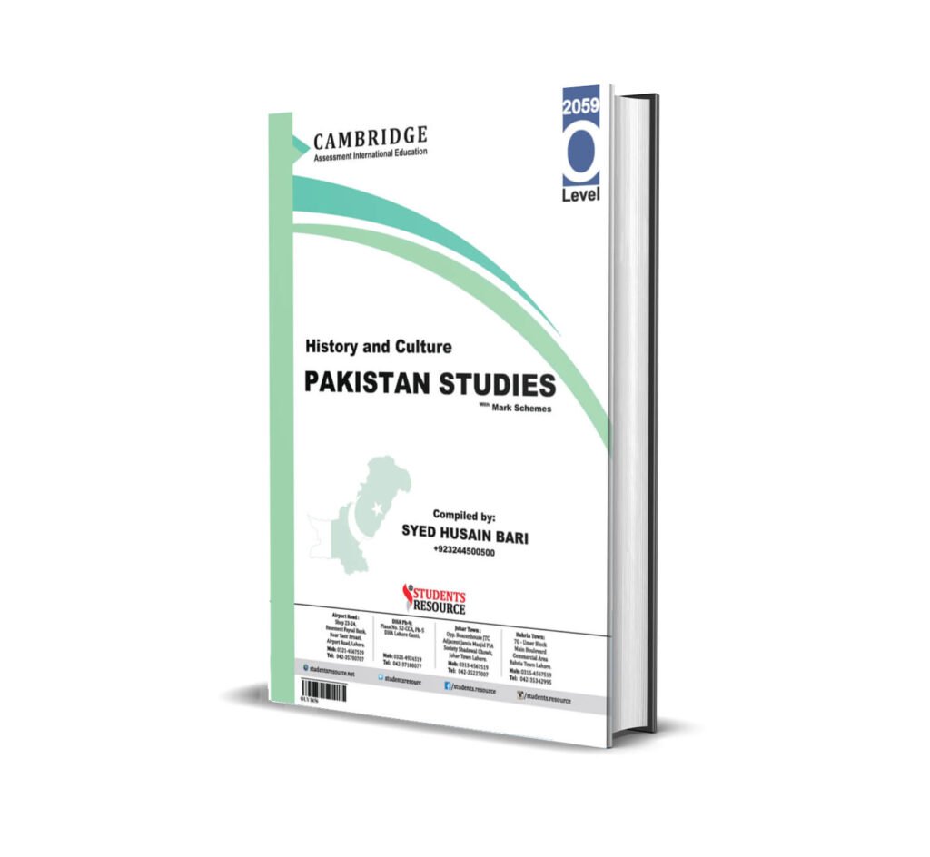 O Level Pakistan Studies 2059 Paper 1 Yearly | 2019-2023 | All Variants ...