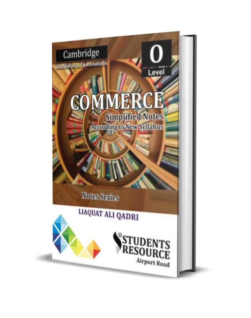 O Level Commerce Notes | Liaquat Ali – Hazir Hay | Best Online Book ...