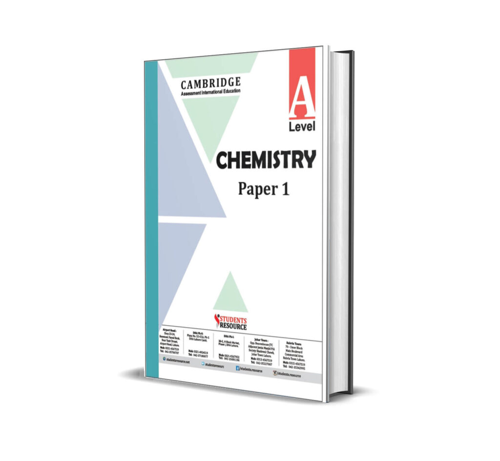 A Level Chemistry 9701 Paper 1 Yearly | 2019-2024 | Ring Bind | Answer ...