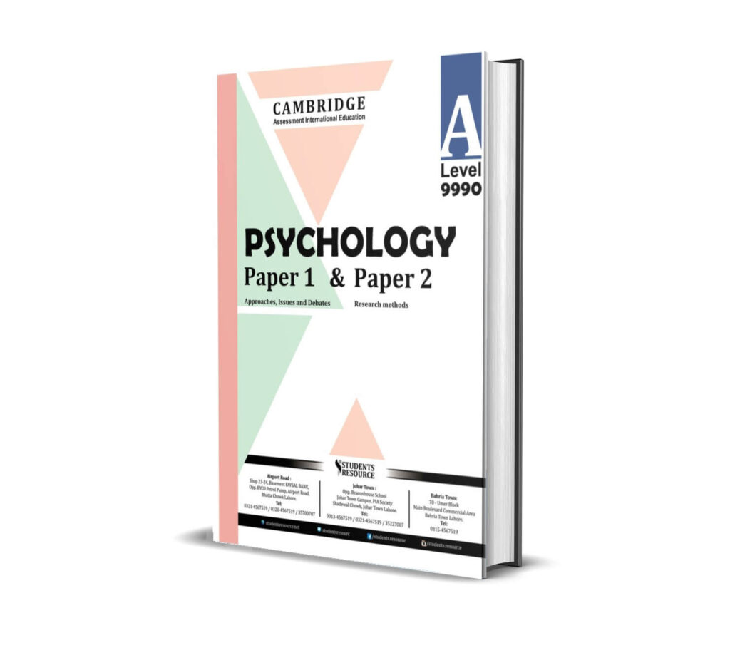 A Level Psychology 9990 Paper 1 and Paper 2 Yearly | 2019-2023 | Ring ...
